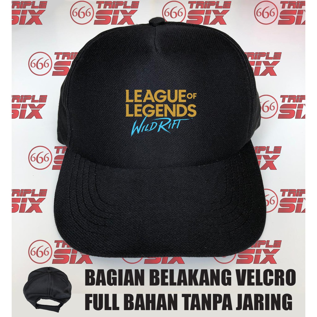 Jual Topi Baseball Velcro Gaming League of Legends Wild Rift | Shopee ...