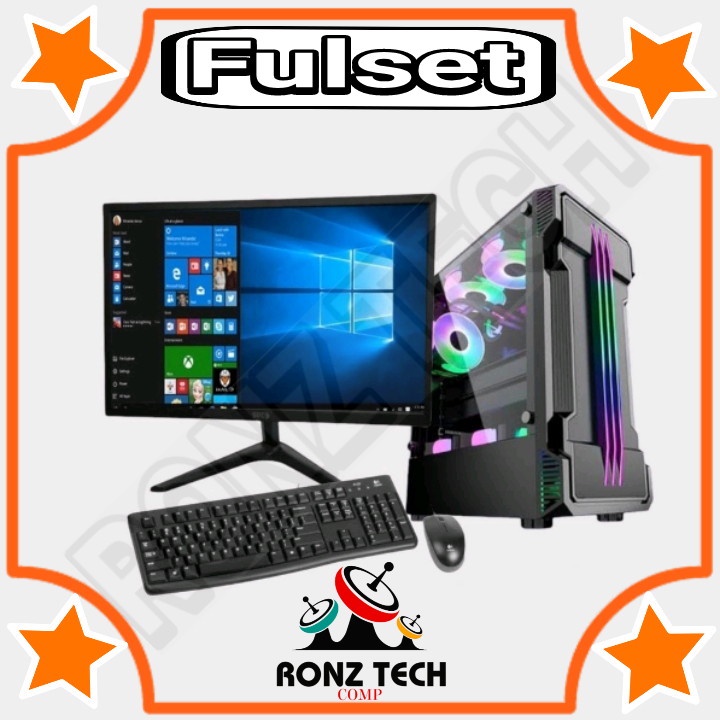 Jual KOMPUTER FULL SET GAME RINGAN / FARMING WOW | Shopee Indonesia