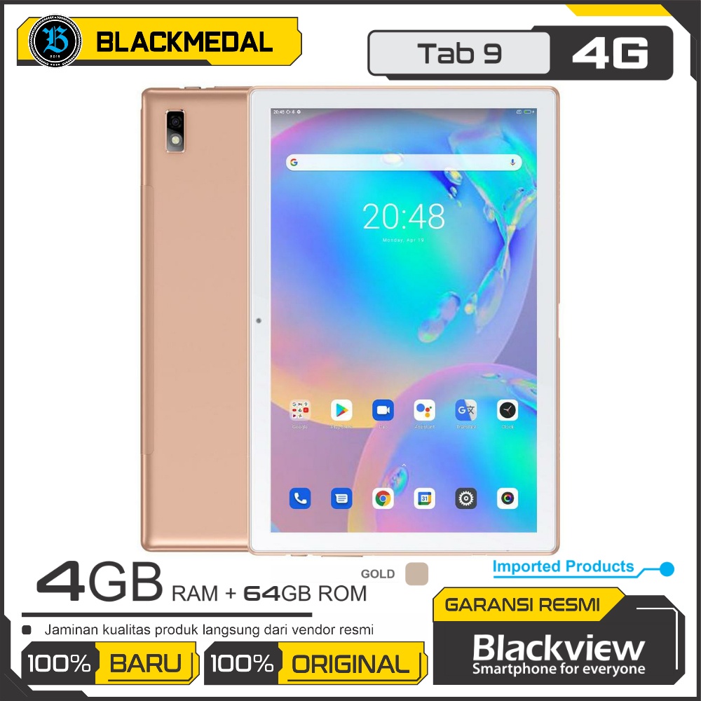 Jual Tablet Android 10 Tab 9 10 inch 1920x1200 Octa Core 4GB RAM 64GB ...