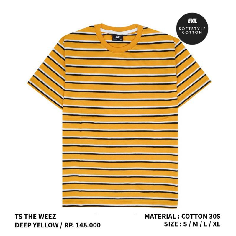 Jual Evil T Shirt TS THE WEEZ DEEP YELLOW | Shopee Indonesia