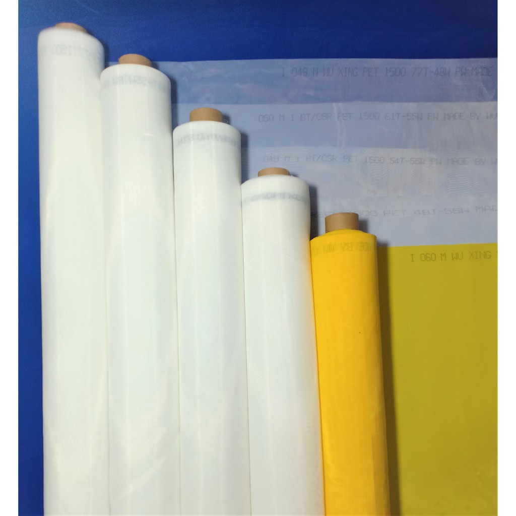 Jual Kain Screen Sablon Kuning T77, T90, T120, T150, T165 YELLOW ...