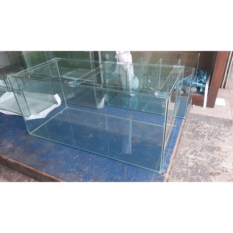 Jual kaca aquarium 100x50x50 8mm | Shopee Indonesia