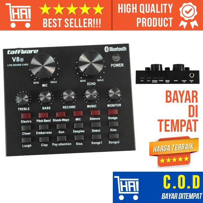 Jual SOUNDCARD BLUETOOTH AUDIO USB EXTERNAL EFEK SUARA ELEKTRONIK SOUND ...