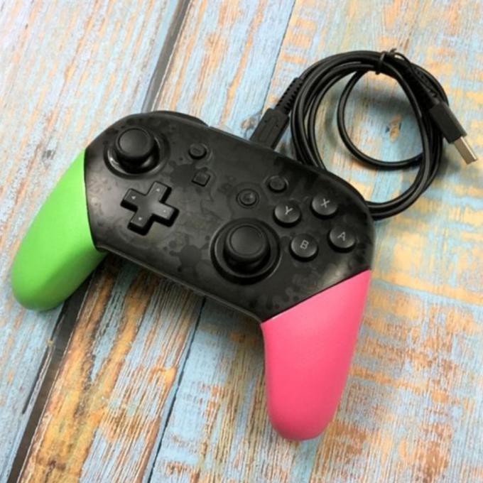 Jual Stick Pro Controller Wireless Nintendo Switch Splatoon 2 Edition ...