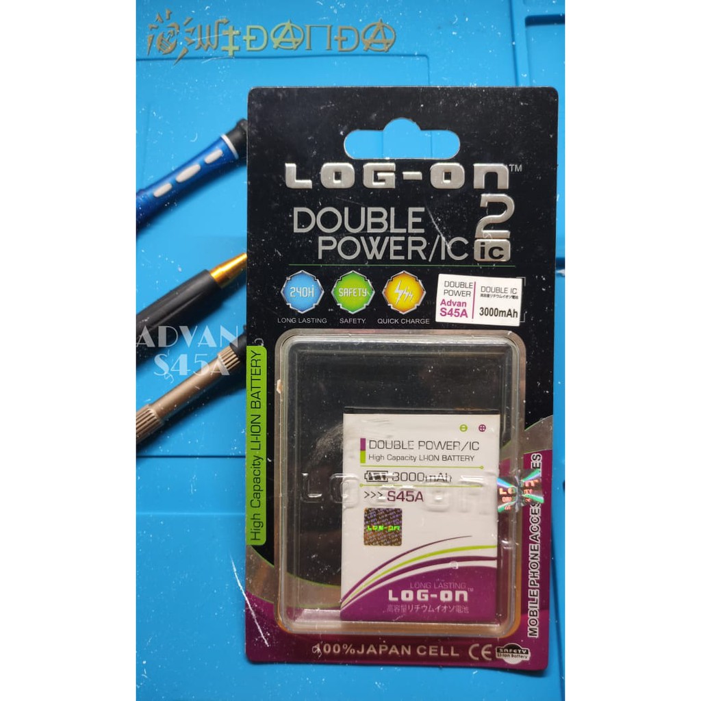 Jual BATERAI ADVAN S45A - S45C - LOG ON DOUBLE POWER BATTERY | Shopee Indonesia