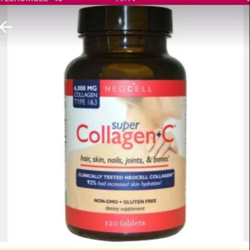 Jual Neocell super collagen asli +C Neo cell collagen Tablet pemutih ...