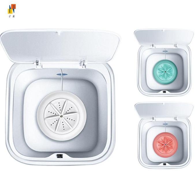 Jual ULTRASONIC TURBO 10L ELECTRIC MINI WASHING MACHINE MACARON BLUE ...