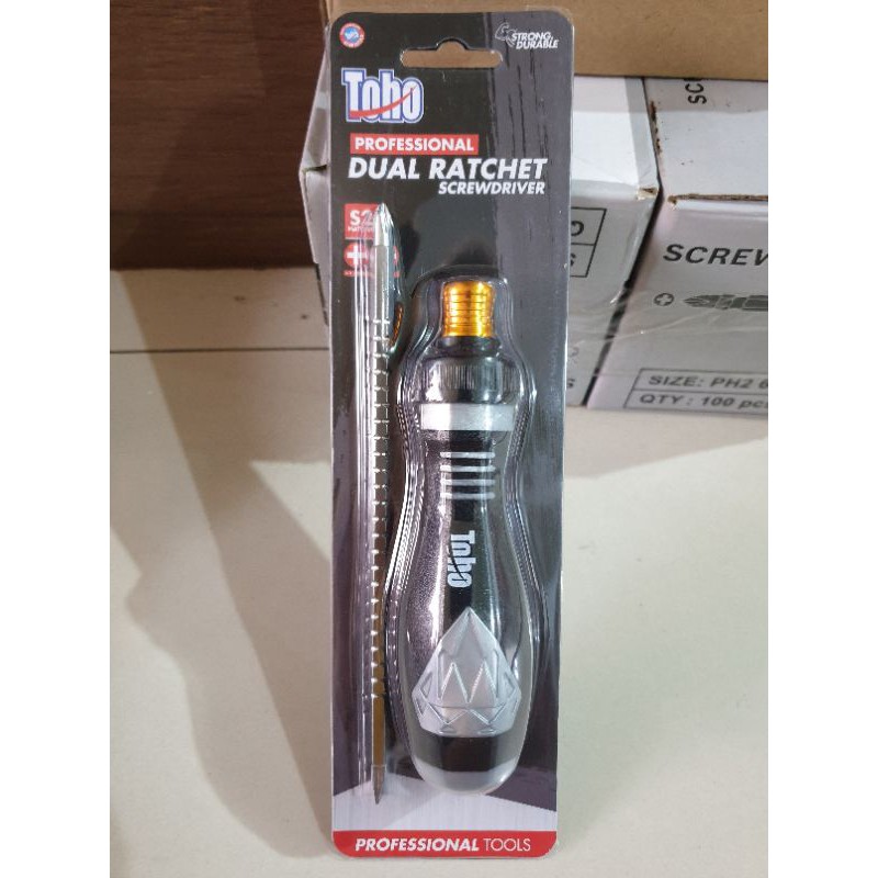 Jual OBENG RACHET TOHO OBENG BOLAK BALIK RATCHET TOHO | Shopee Indonesia