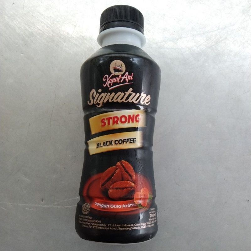 Jual Kapal Api Signature Black Coffee dengan Gula Aren 200 ml | Shopee ...