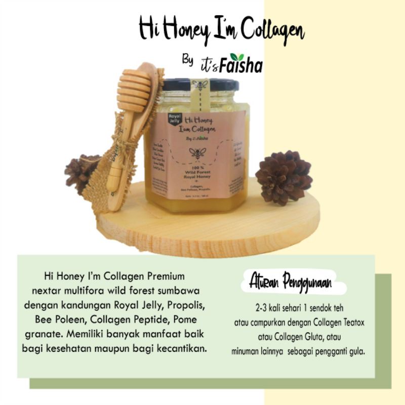 Jual Hi Honey Im Collagen Its Faisha 250gr (BPOM) | Shopee Indonesia