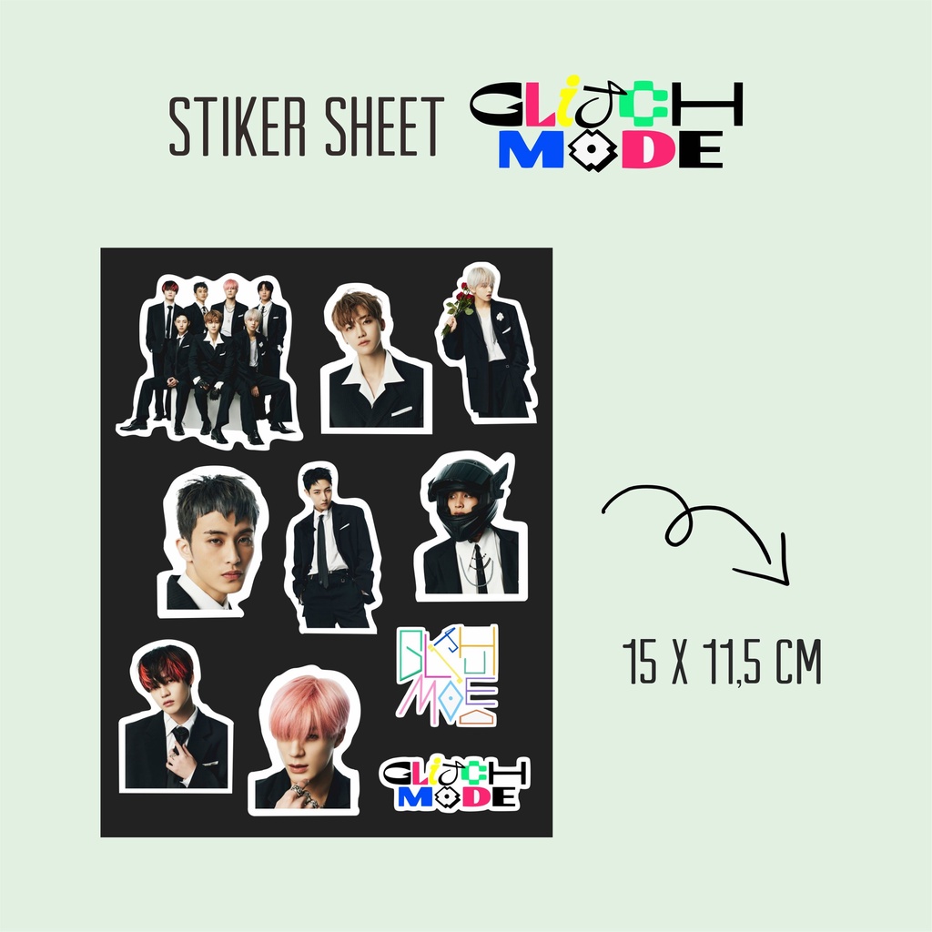 Jual Stiker Sheet NCT Dream Glitch Mode | Shopee Indonesia