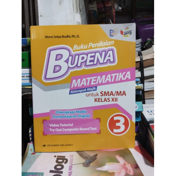 Jual buku bupena matematika kelas 12 XII 3 sma ma Erlangga revisi | Shopee Indonesia