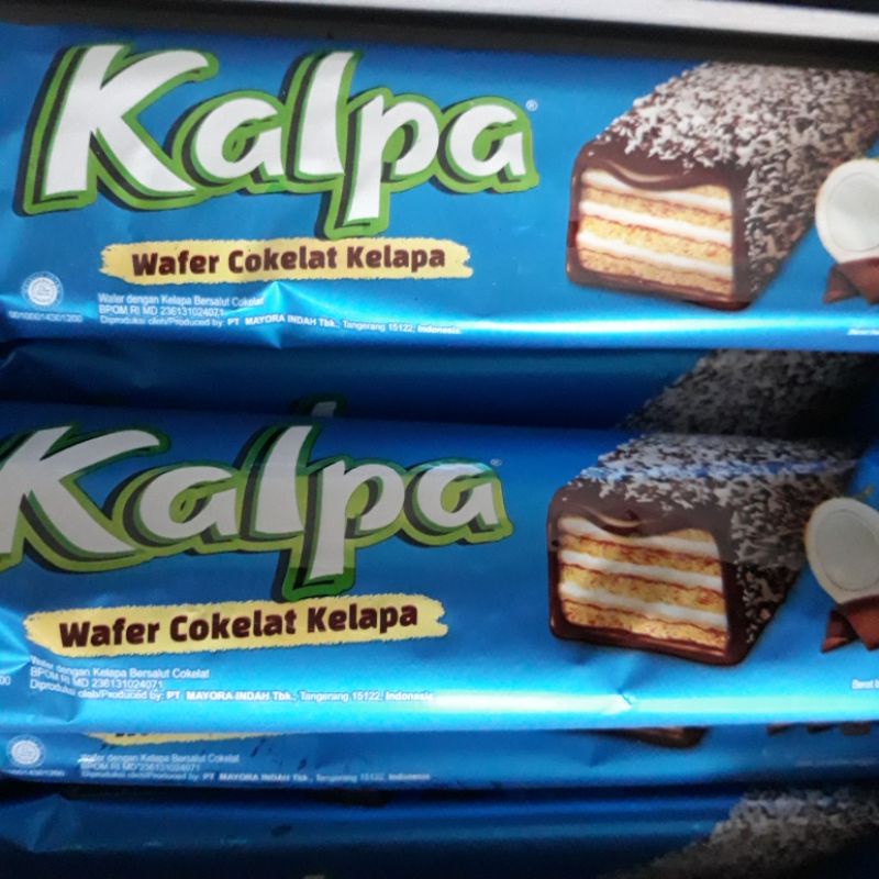 Jual Kalpa Wafer Cokelat Kelapa 24g 1 PCS MAYORA KALPA WAFER COKELAT COKLAT KELAPA 24 GRAM JAJAN ...