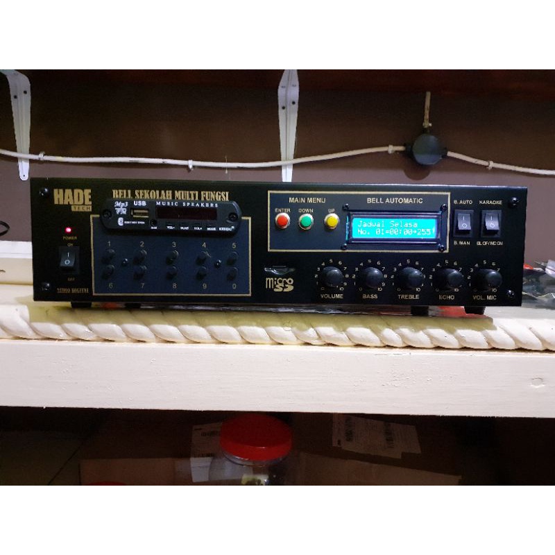 Jual Bel sekolah/ pabrik otomatis dan manual setting tombol 150 w, Bell ...