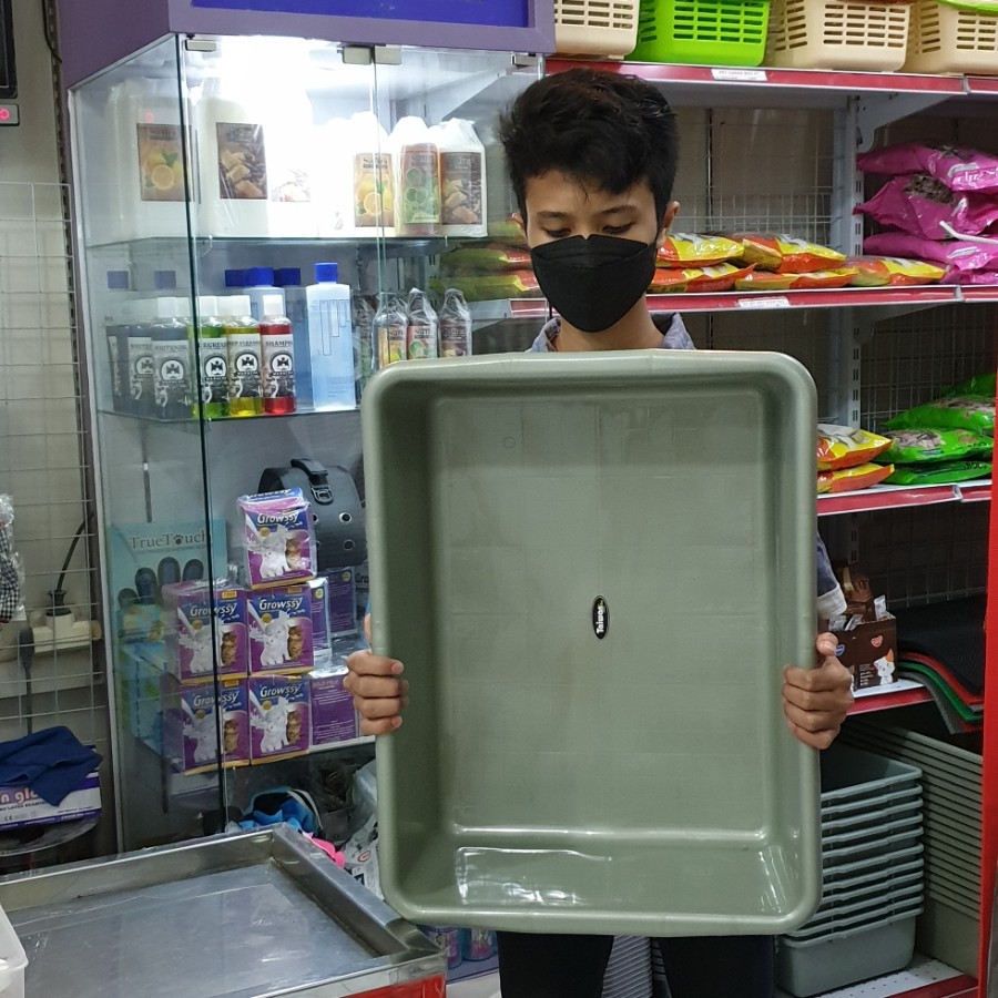 Jual Box Pasir Litter box pip pup kucing TW Super Jumbo | Shopee Indonesia