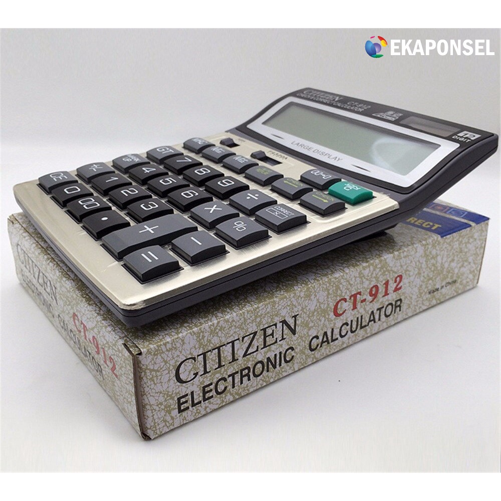 Jual Kalkulator Citizen CT-912S 12 Digit New | Shopee Indonesia