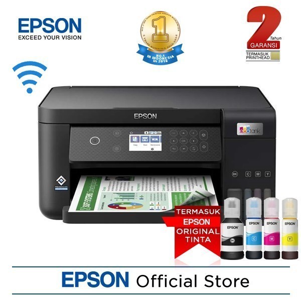 Jual Printer PRINT Epson EcoTank L6260 L-6260 Print Scan Copy WiFi ...