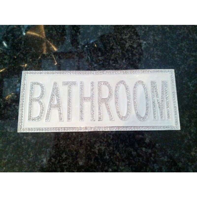 Jual Sign Bathroom Kamar Mandi Toilet Kristal Kilap | Shopee Indonesia