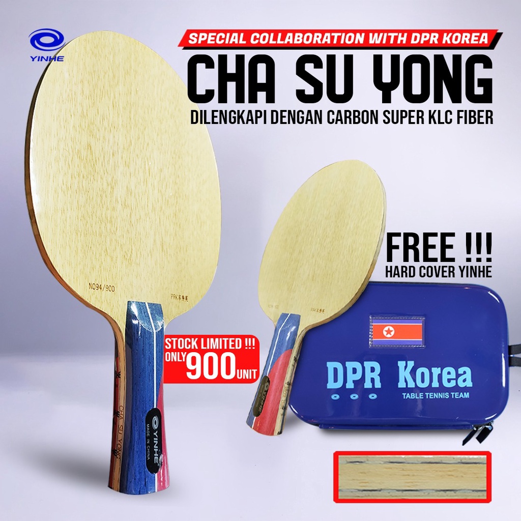 Jual Kayu Bat Tenis Meja Pingpong Yinhe Cha Su Yong DPR Korea Limited Edition Original | Shopee ...