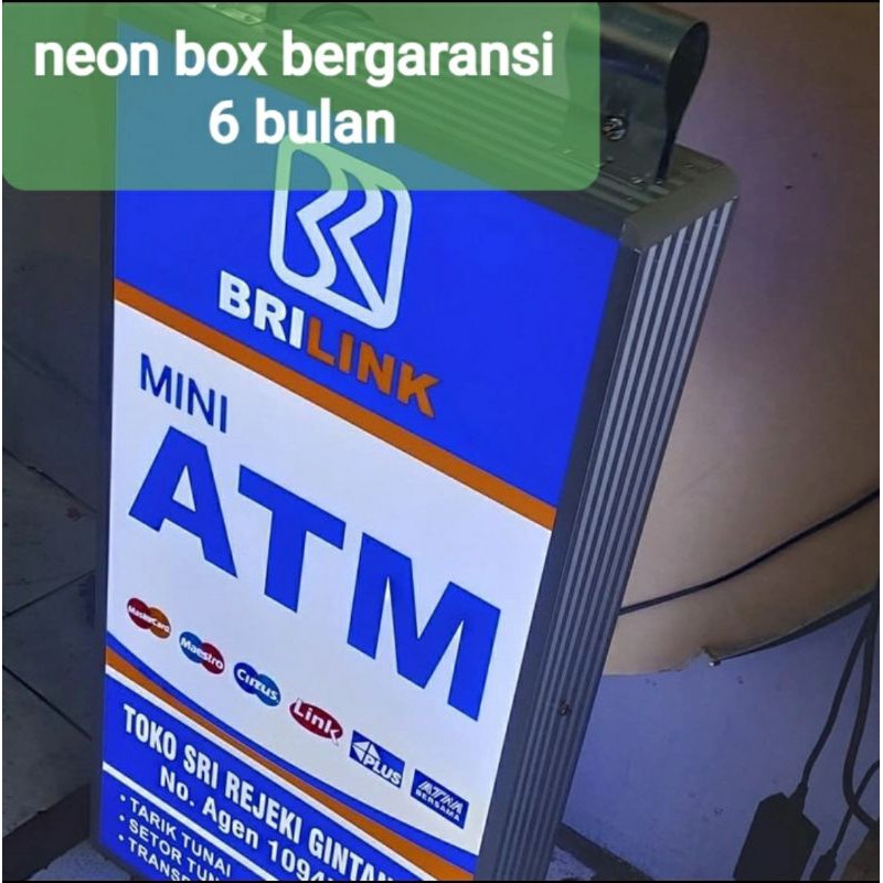 Jual Neon box kotak persegi 40cmx60cm | Shopee Indonesia