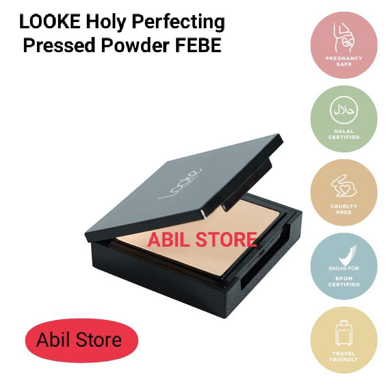 Jual LOOKE Holy Perfecting Pressed Powder FEBE ( 8 gram ) | Shopee ...
