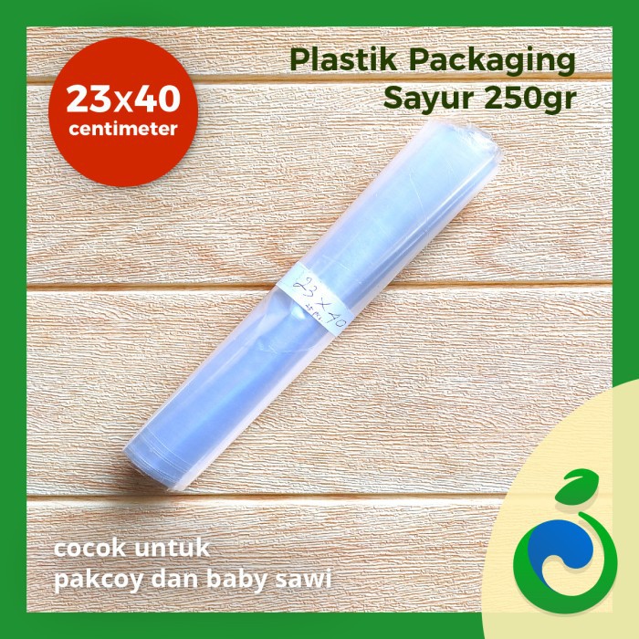 Jual Plastik PP - Packing Packaging Sayur Hidroponik 250gr - 23 x 40 cm ...