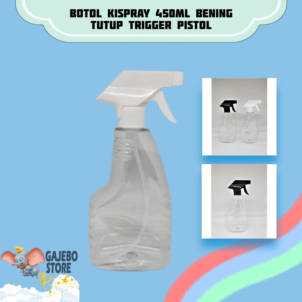 Jual BOTOL KISPRAY 450ML BENING TUTUP TRIGGER KISPRAY N28 / BOTOL SRPAY SEMPROT KISPRAY LAUNDRY ...
