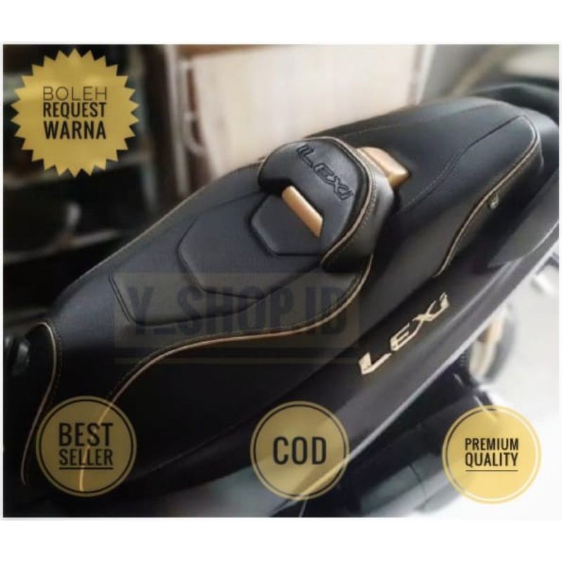 Jual Sarung Cover Kulit Jok Motor Lexi 125 155 Lx MBtech Model Eropa ...