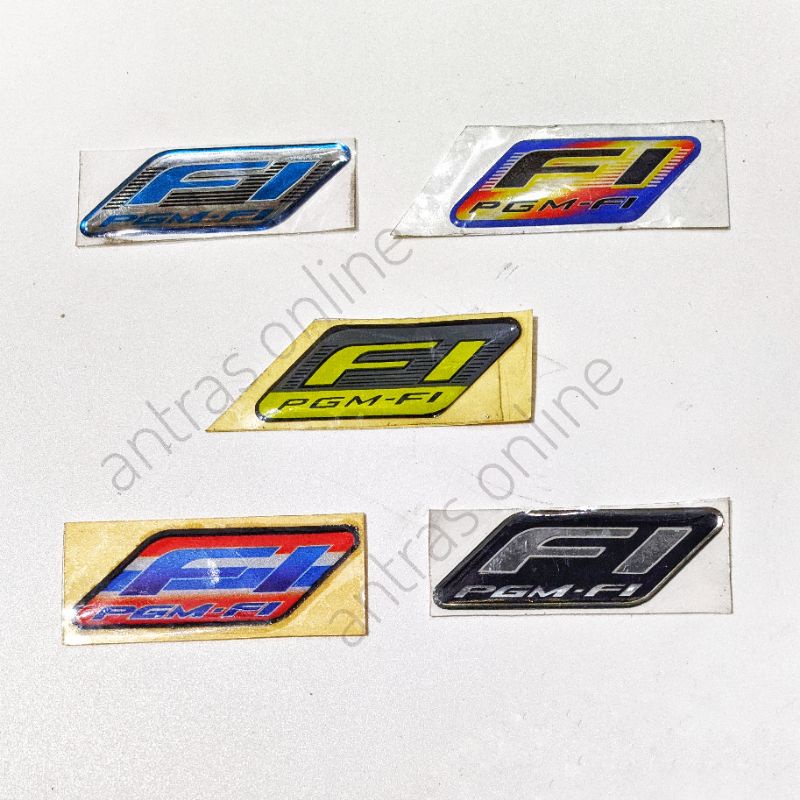 Jual stiker timbul emblem Honda PGM-FI sticker motor | Shopee Indonesia