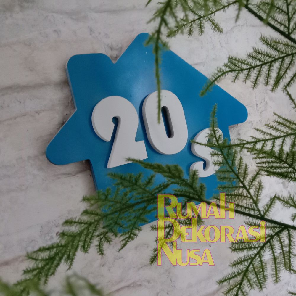 Jual PAPAN NAMA / NOMOR RUMAH / HURUF TIMBUL / LABEL NAMA berwarna ...