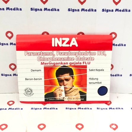 Jual Inza Strip Isi 4 Tablet - Obat Pilek | Shopee Indonesia
