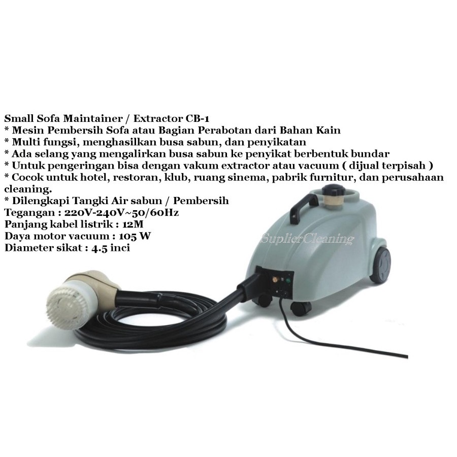 Jual Mesin Pembersih Sofa Extractor CB-1 Small Sofa Maintainer | Shopee ...