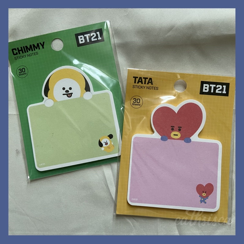 Jual BT21 BTS Official Original Sticky Notes Post it | Shopee Indonesia