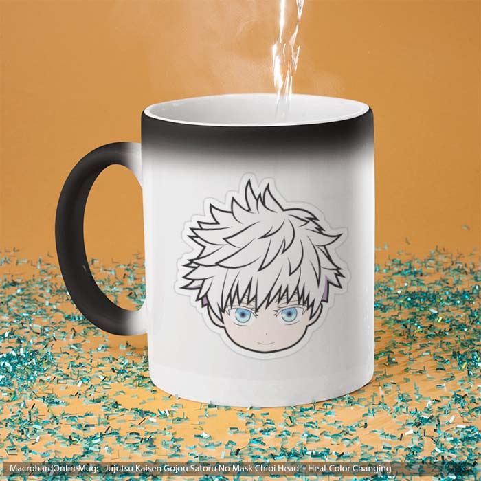 Jual Mug Magic Jujutsu Kaisen Gojou Satoru No Mask Chibi Head | Shopee ...