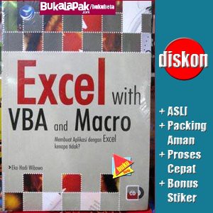 Jual Excel With VBA And Macro Membuat Aplikasi Dengan Excel Kenapa Tidak Bonus CD Eko Hadi ...