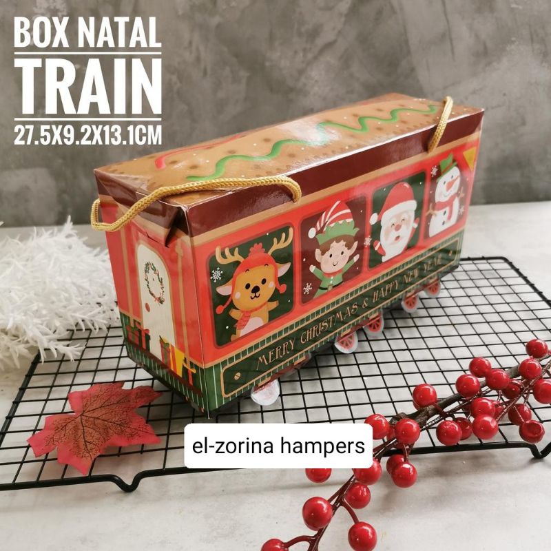 Jual box hampers natal train (3pcs) | Shopee Indonesia