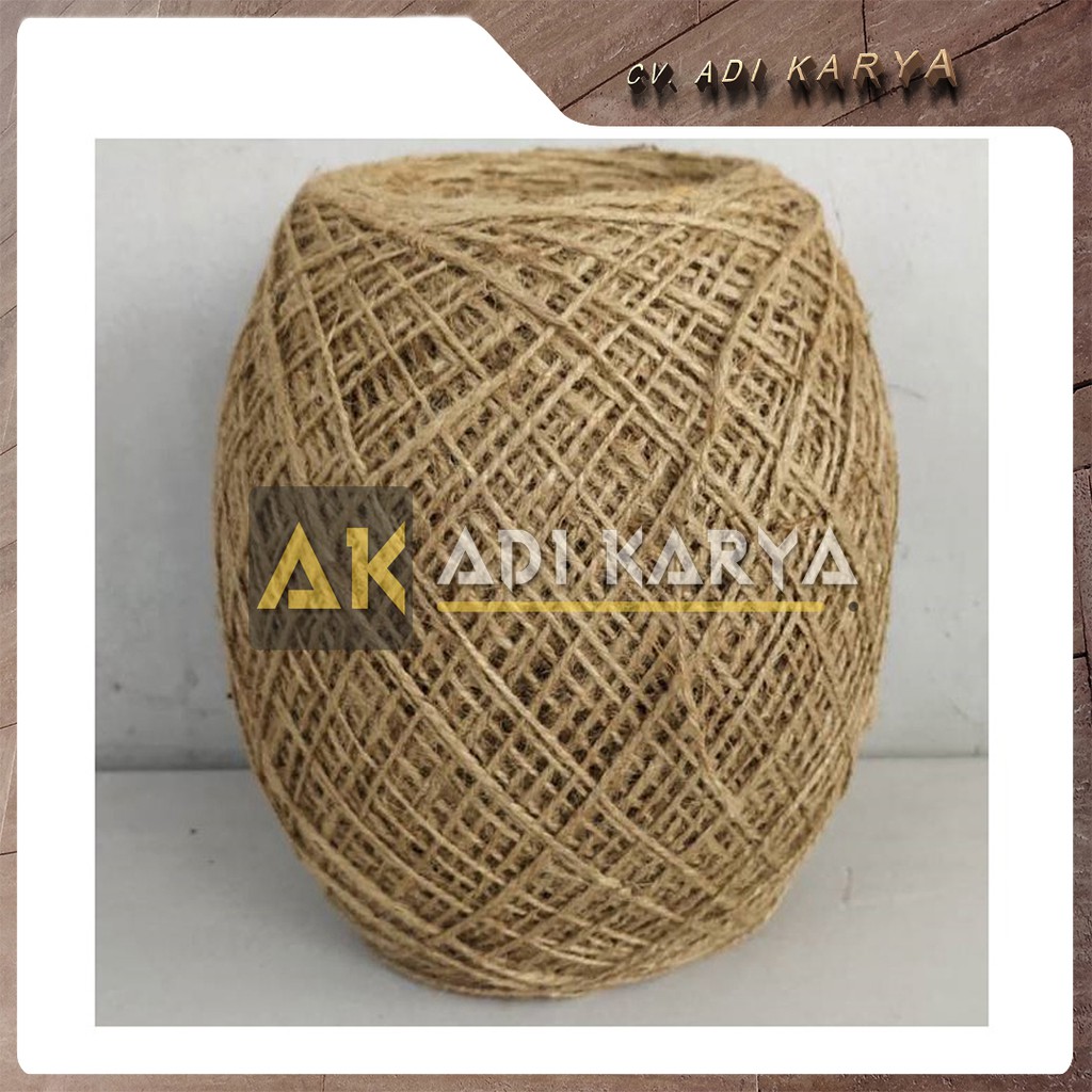 Jual Tali Goni 8 Ply Size 5 mm 60 m / 250 gr Tali Rami Meteran Jute ...