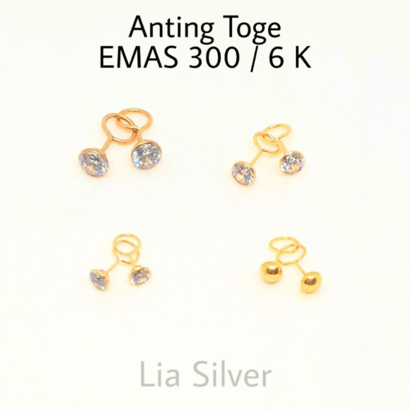 Jual Anting Toge Anak & Bayi EMAS ASLI Kadar 300 / 6K ( TOKO MAS LIA ...