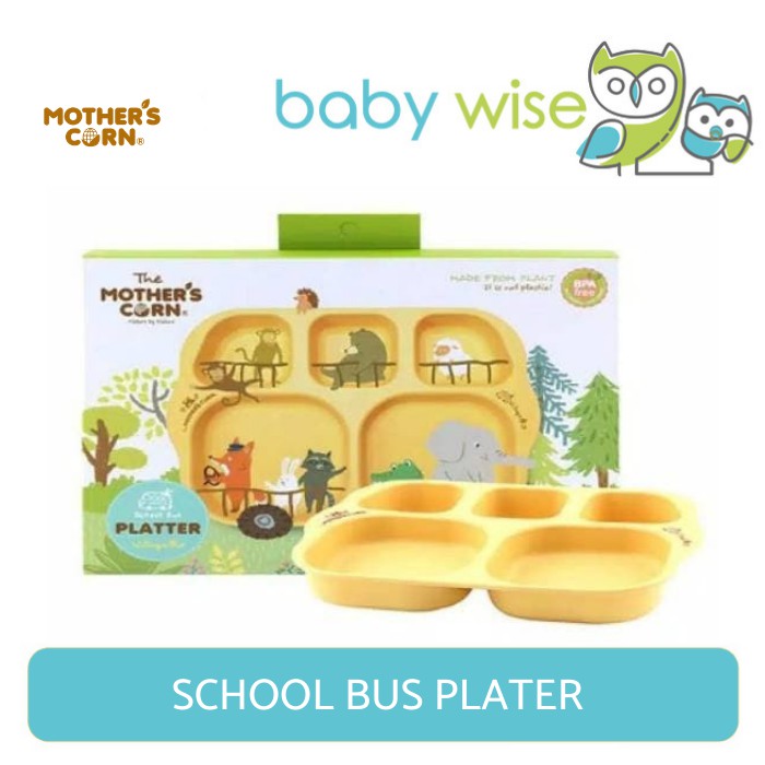 Jual Mother's Corn School Bus Platter | Shopee Indonesia