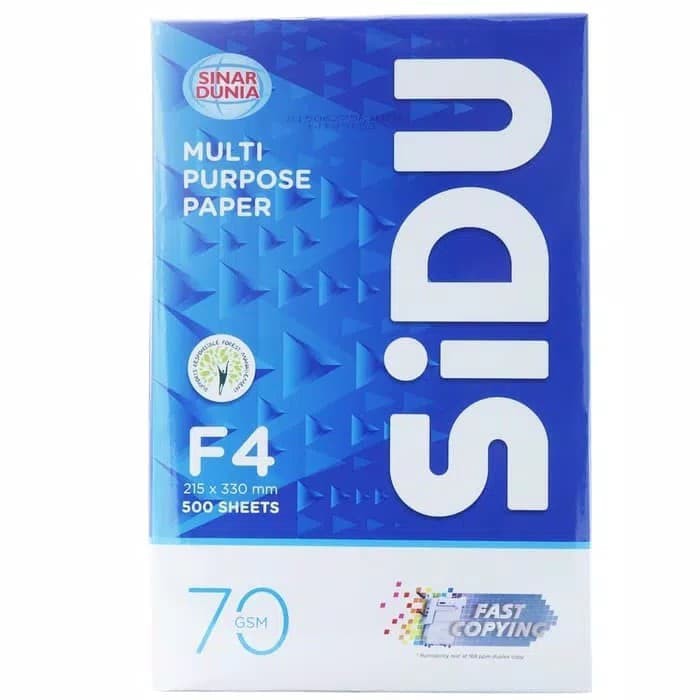 Jual Kertas HVS F4 70Gr Sidu / Kertas HVS Folio 70Gr SIDU | Shopee Indonesia
