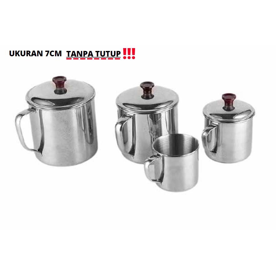 Jual Mug Gelas Cangkir Stenless/Gelas Stainless MUG Stainless Steel ...