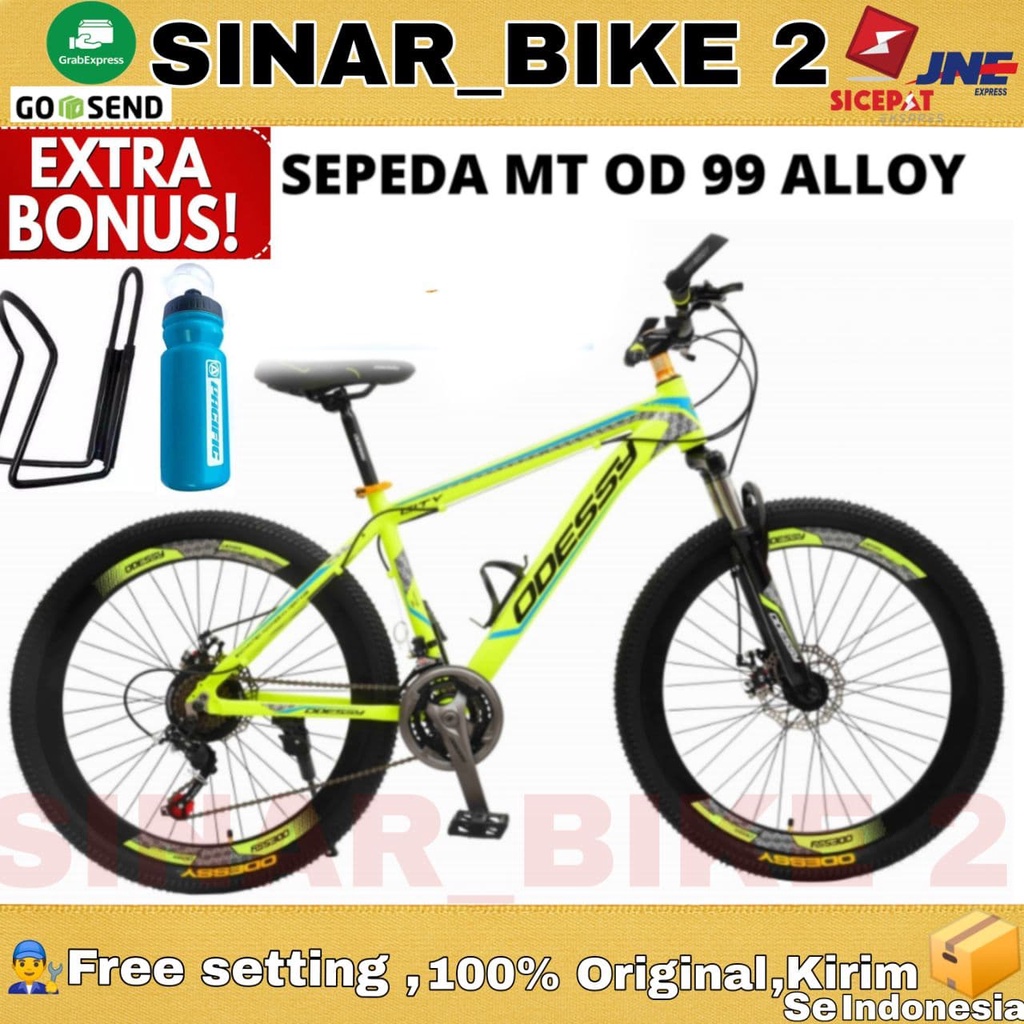 Jual Sepeda Gunung 26 Inch MTB ODESSY MT OD 99 Alloy 21 Speed Shimano ...