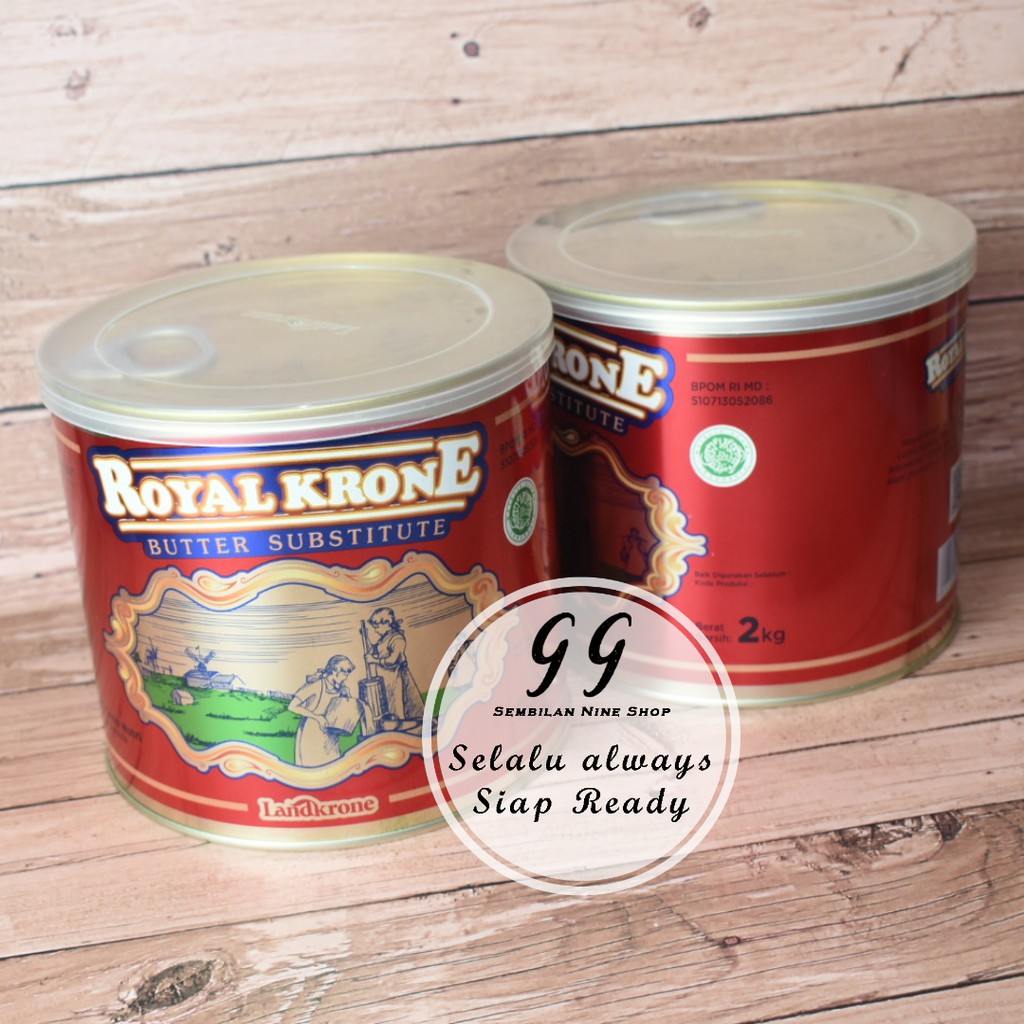 Jual ROYAL KRONE BUTTER SUBSTITUTE 2 KG Mentega Landkrone | Shopee Indonesia