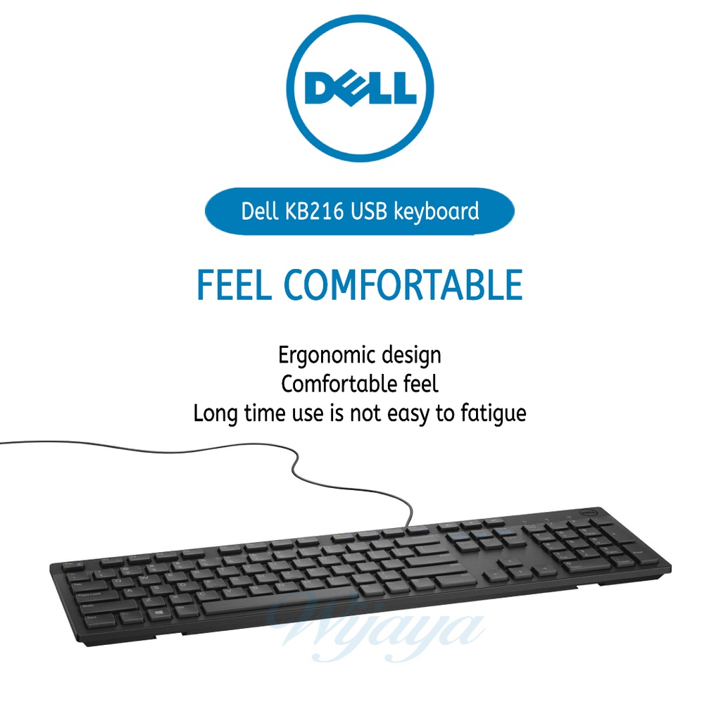 Jual Dell KB216 USB PC Keyboard New Original | Shopee Indonesia