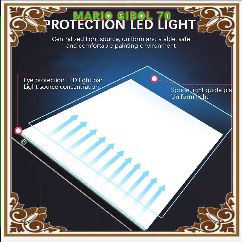 Jual Graphics LED Drawing Board A3 Size with Three-Level Dimming ...