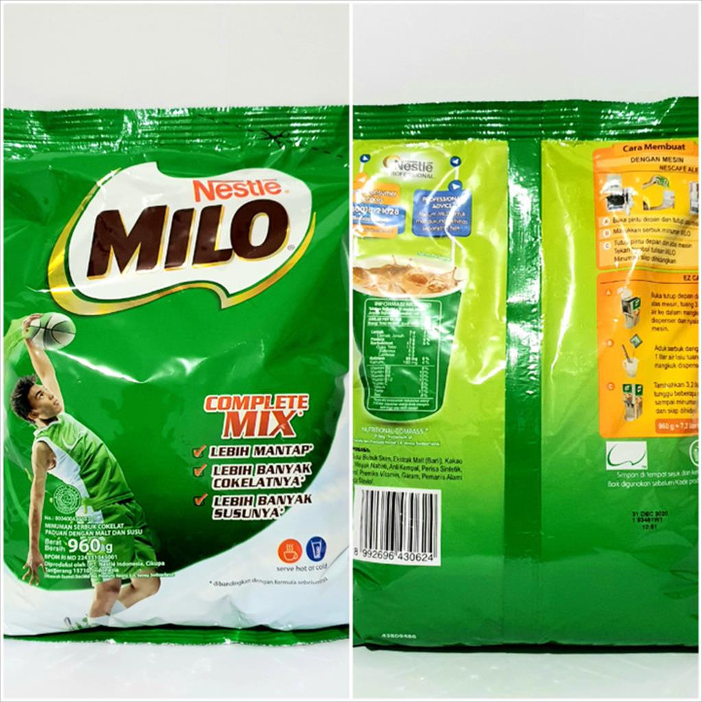 Jual MILO Complete Mix 960 gram Nestle | Shopee Indonesia