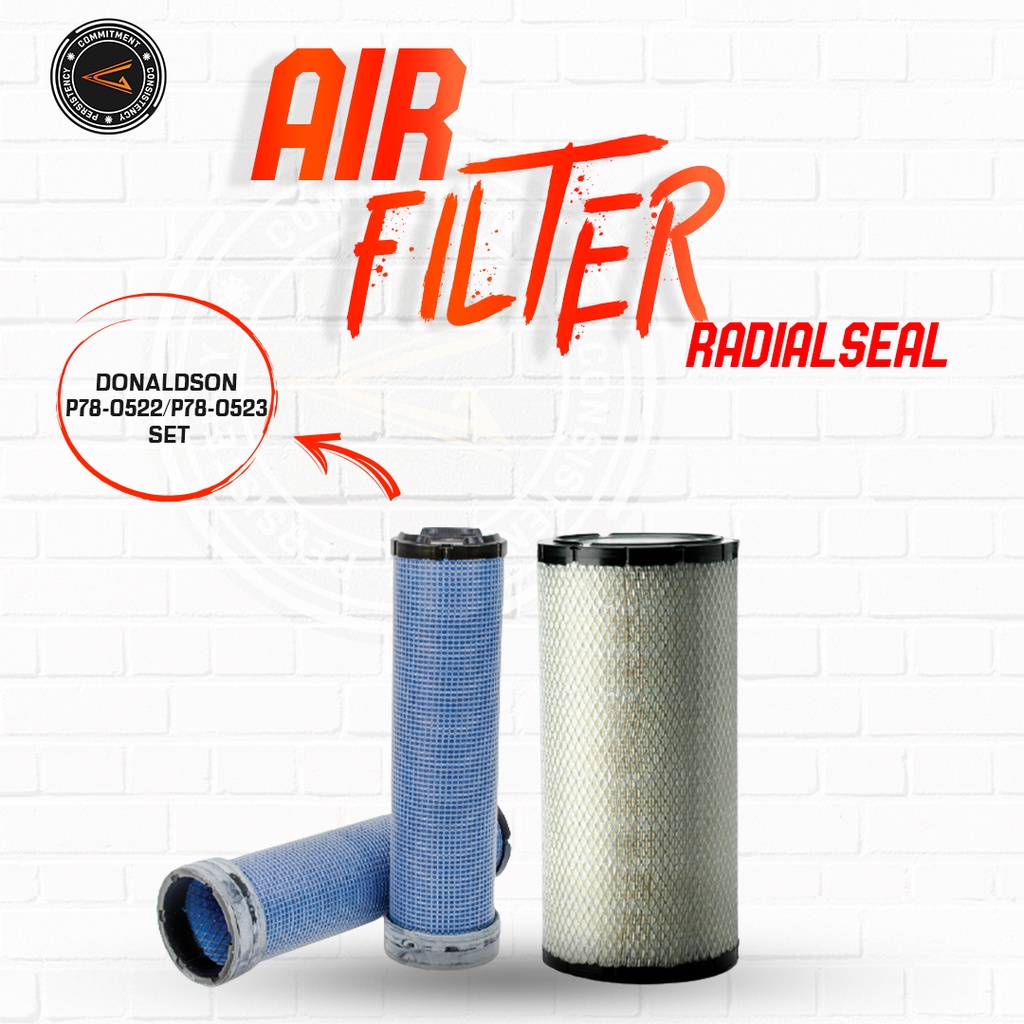 Jual Donaldson Air Filter Primary Radialseal P78-0522/P78-0523 SET ...