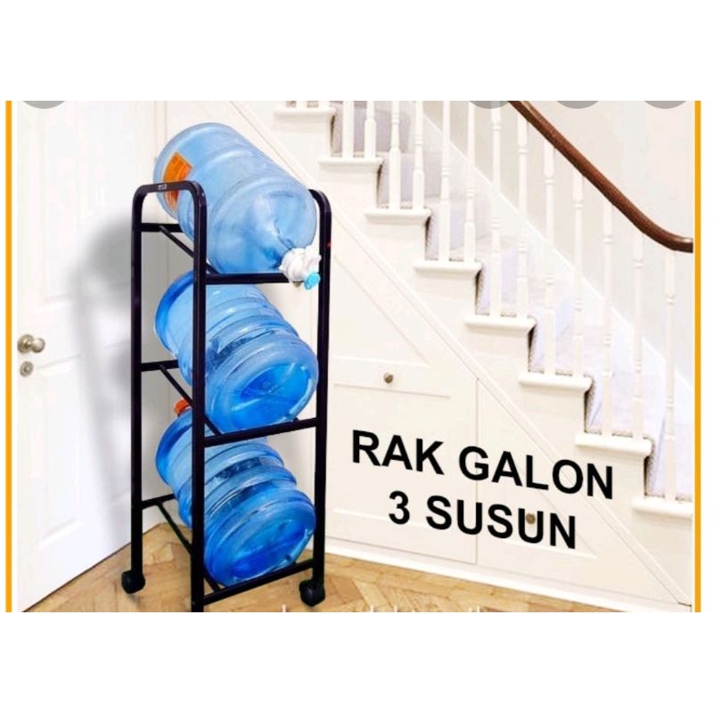 Jual Rak galon susun 3 Rak Dispenser Tempat Galon Air | Shopee Indonesia