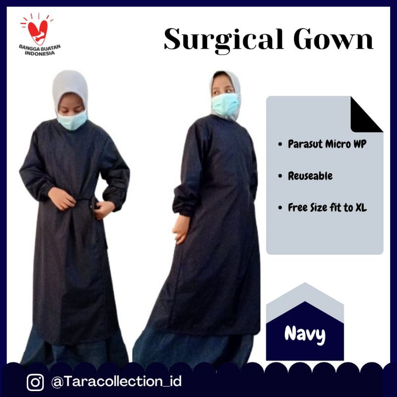 Jual APD Gown I Surgical Gown I Jubah Operasi I Baju Medis I Gown ...