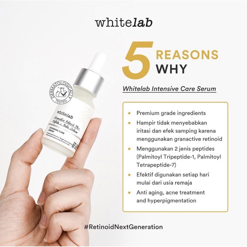 Jual Whitelab Intensive Care Serum (ANTI AGING, ACNE TREATMENT ...